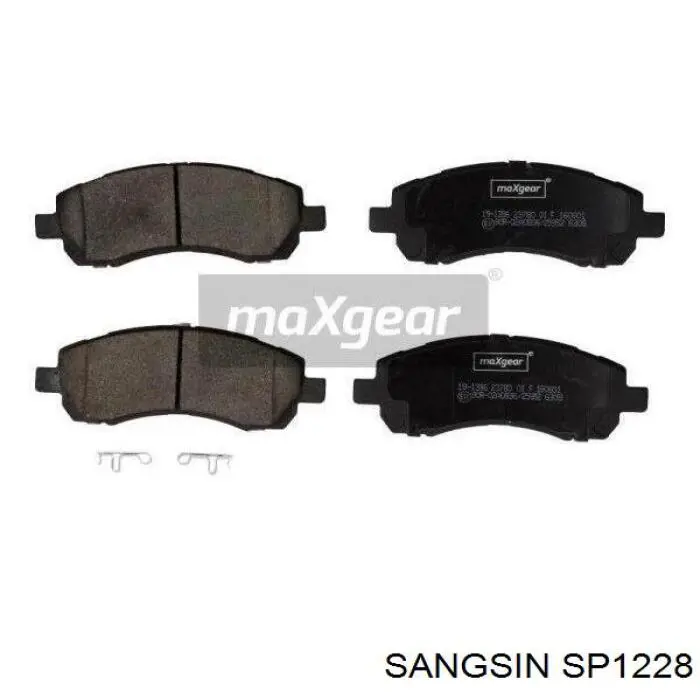 SP1228 SANGSIN Pastillas de freno delanteras