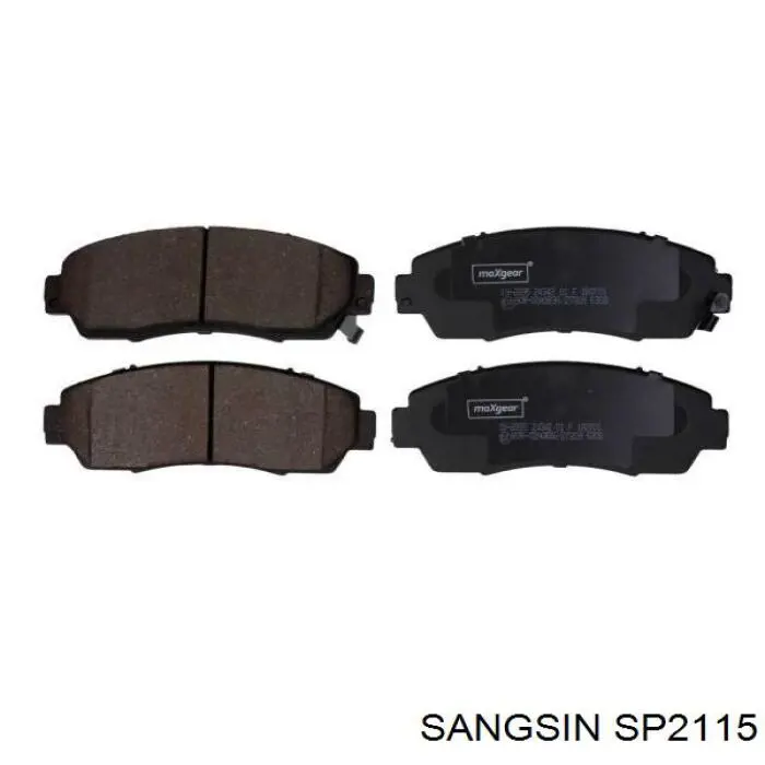 SP2115 SANGSIN Pastillas de freno delanteras