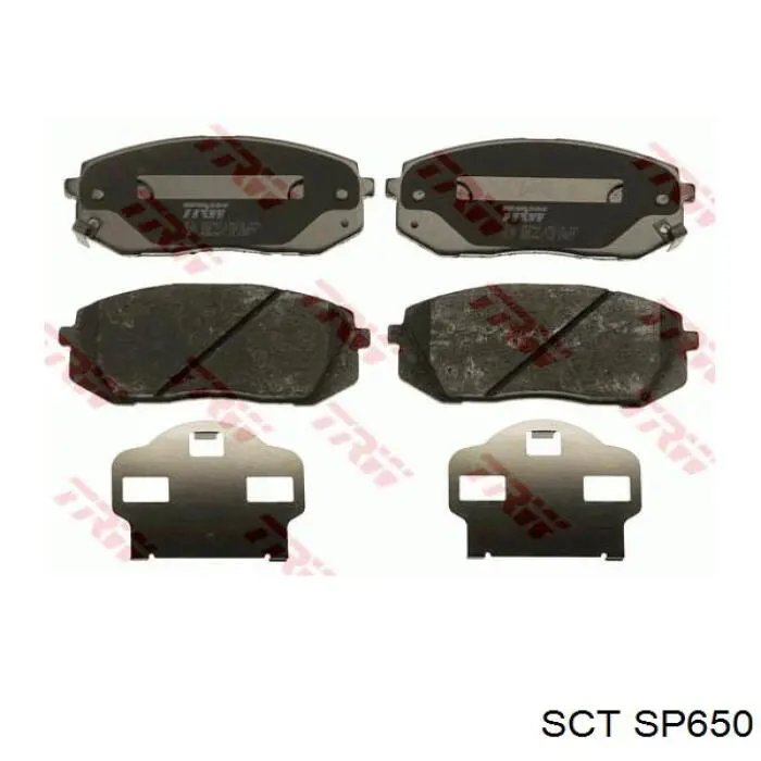 SP650 SCT pastillas de freno delanteras