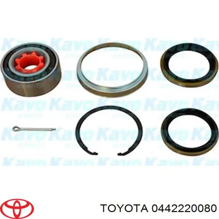 0442220080 Toyota anillo retén, cubo de rueda delantero