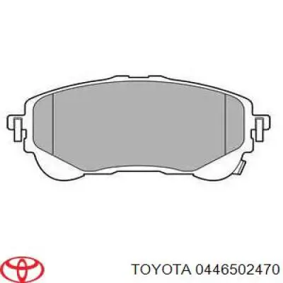 0446502470 Toyota pastillas de frenos delanteras