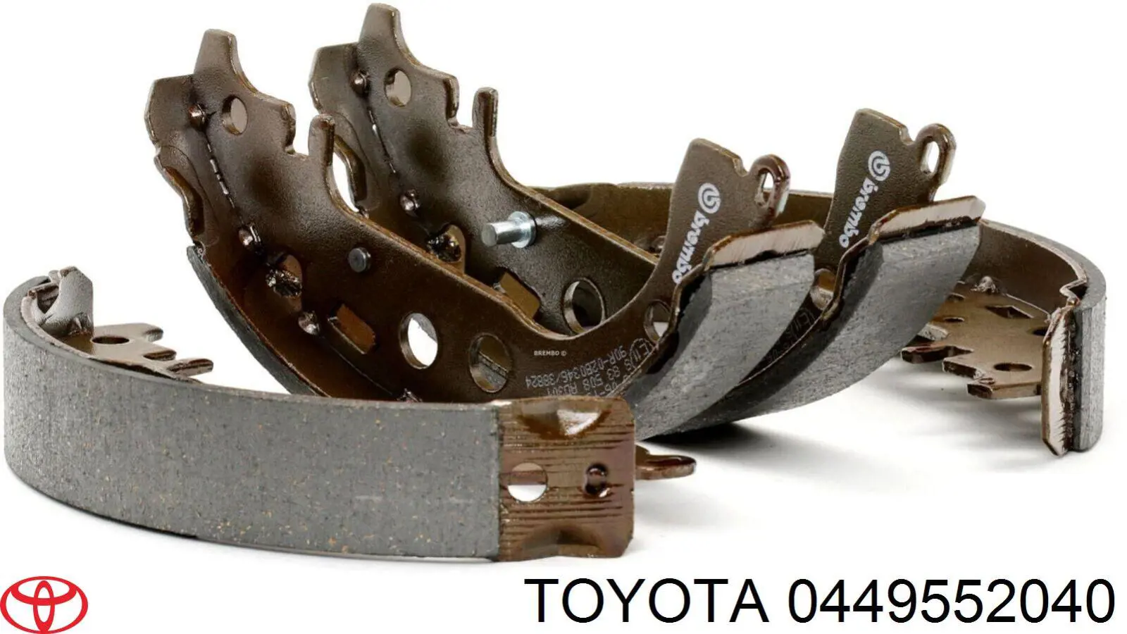0449552040 Toyota zapatas de frenos de tambor traseras