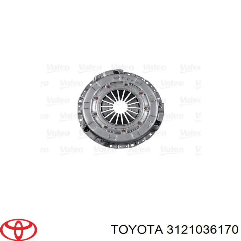 3121036340 Toyota plato de presión del embrague