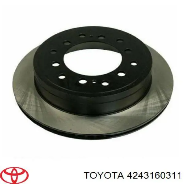 4243160311 TOYOTA Disco de freno trasero