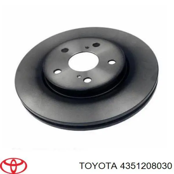 4351208030 Toyota disco de freno delantero