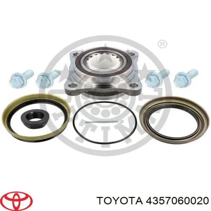 4357060020 Toyota cojinete de rueda delantero