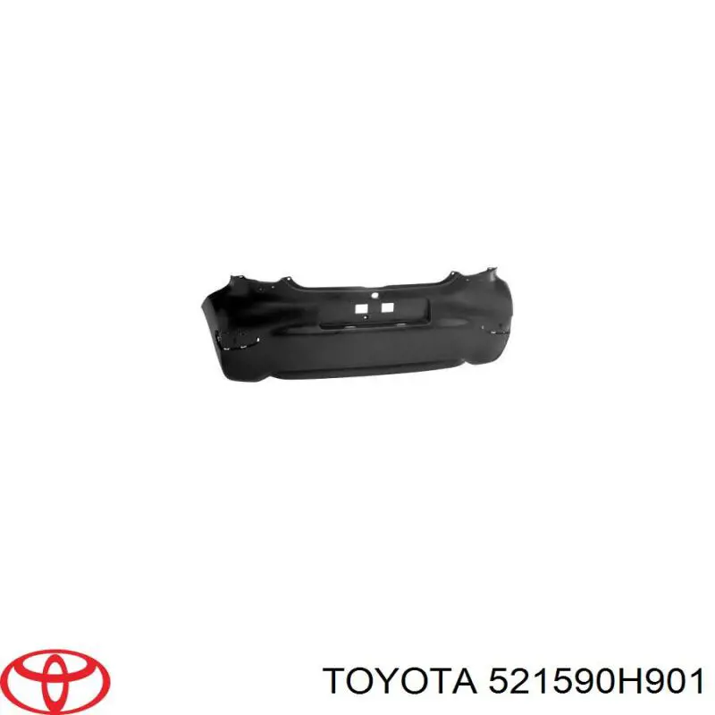 521590H901 TOYOTA parachoques trasero