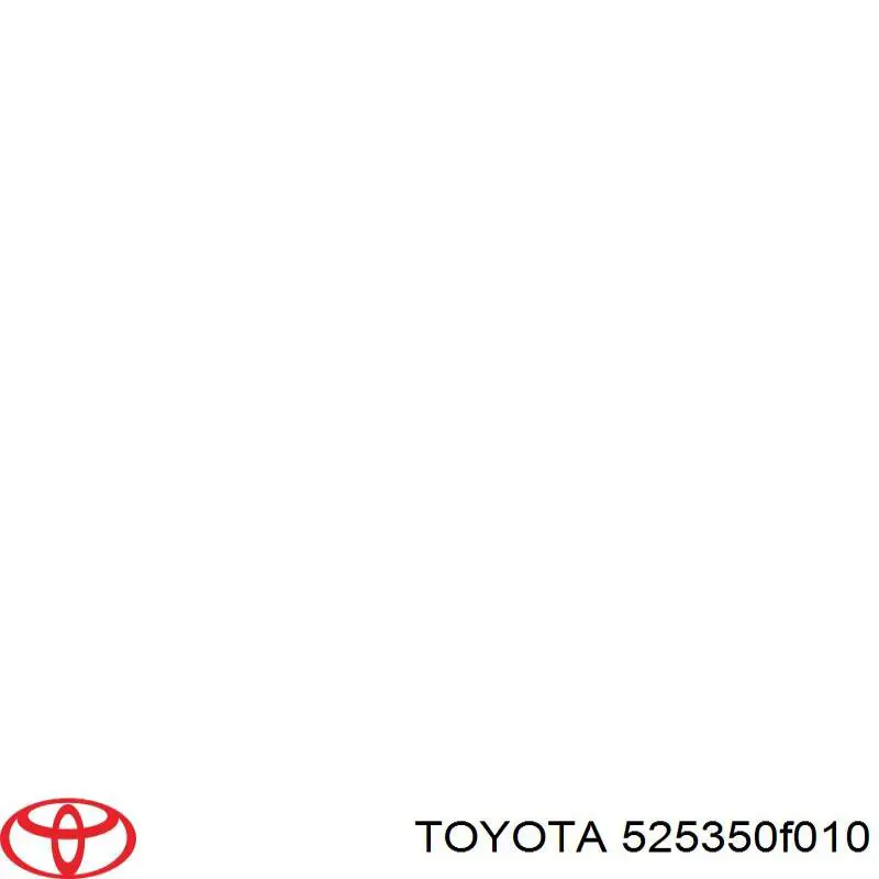 525350F010 Toyota soporte deparachoques delantero derecho