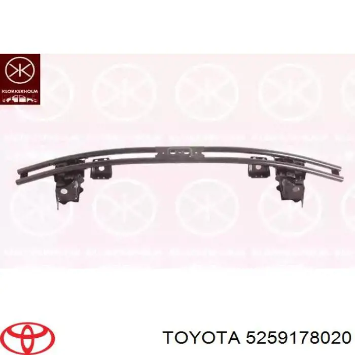 5259178020 Toyota soporte de parachoques trasero derecho