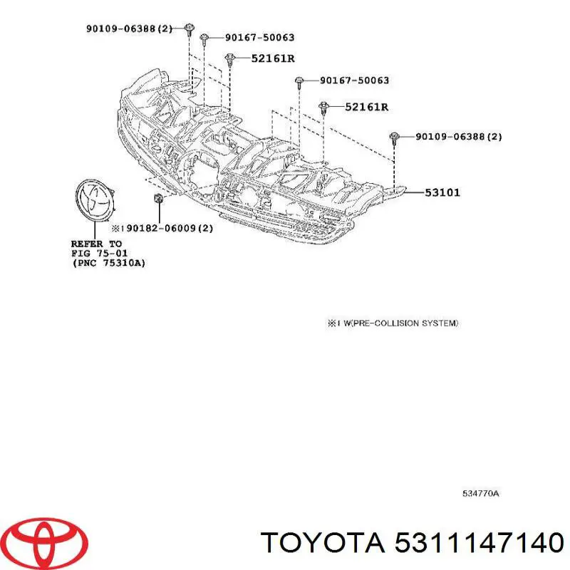 5311147140 TOYOTA - repuestos Toyota a precio barato