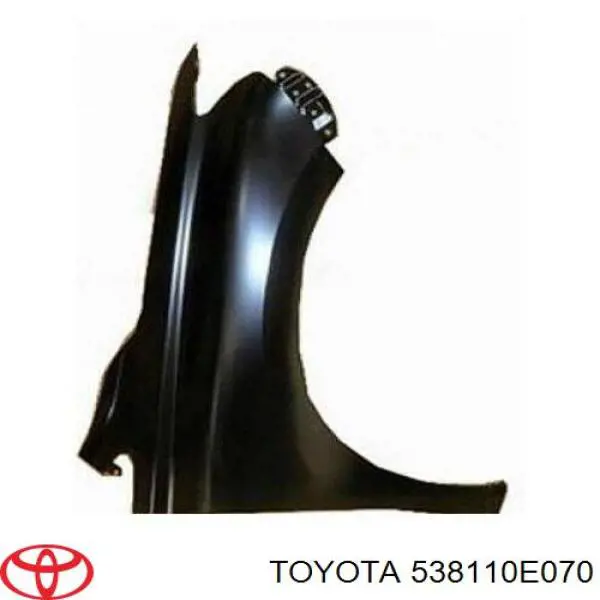 538110E070 Toyota guardabarros delantero derecho