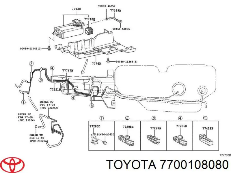 7700108080 TOYOTA - repuestos Toyota a precio barato