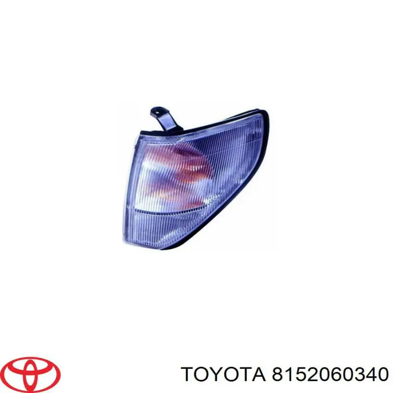 8152060340 TOYOTA Piloto intermitente izquierdo
