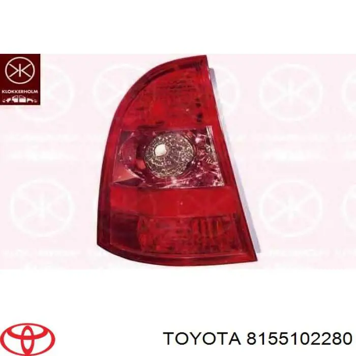 8156113640 Toyota piloto posterior derecho