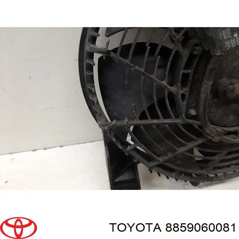 8859060081 Toyota ventilador (rodete +motor aire acondicionado con ...