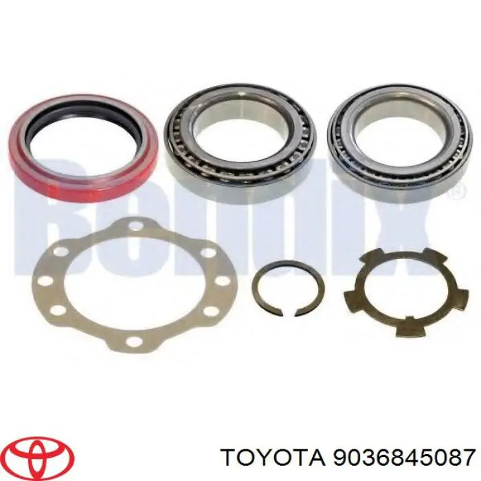 9008036067 TOYOTA Cojinete externo del cubo de la rueda delantera