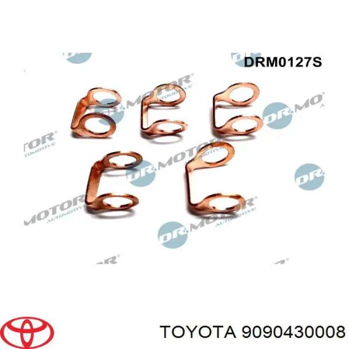 9090430008 TOYOTA Cuerpo intermedio Inyector superior