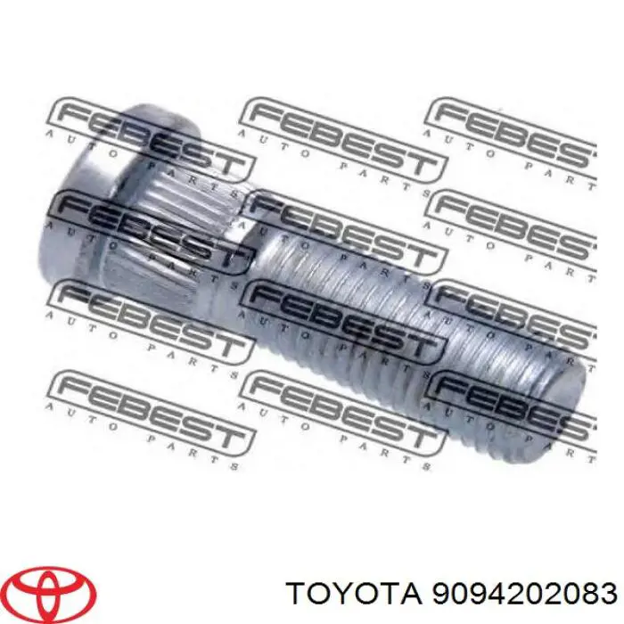 90942-02083 TOYOTA Perno de cubo