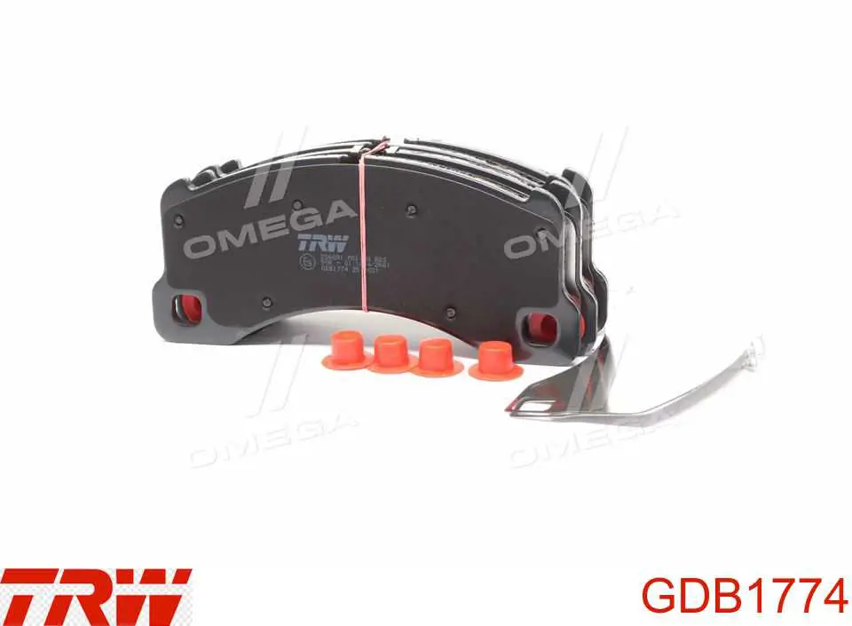 95835193900 Porsche pastillas de frenos delanteras