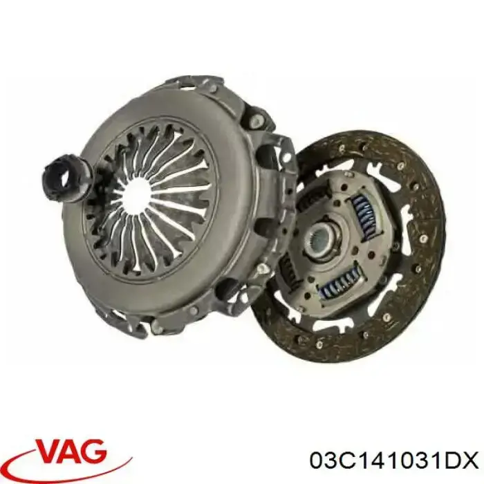 03C141031DX VAG disco de embrague