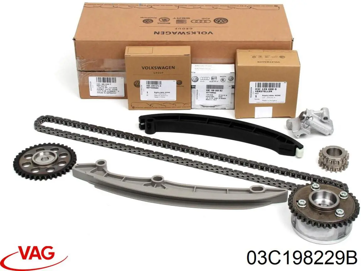 03C198229B VAG Kit de cadenas de distribución