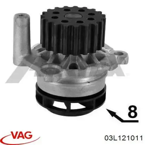 03L 121 011 VAG Bomba de agua