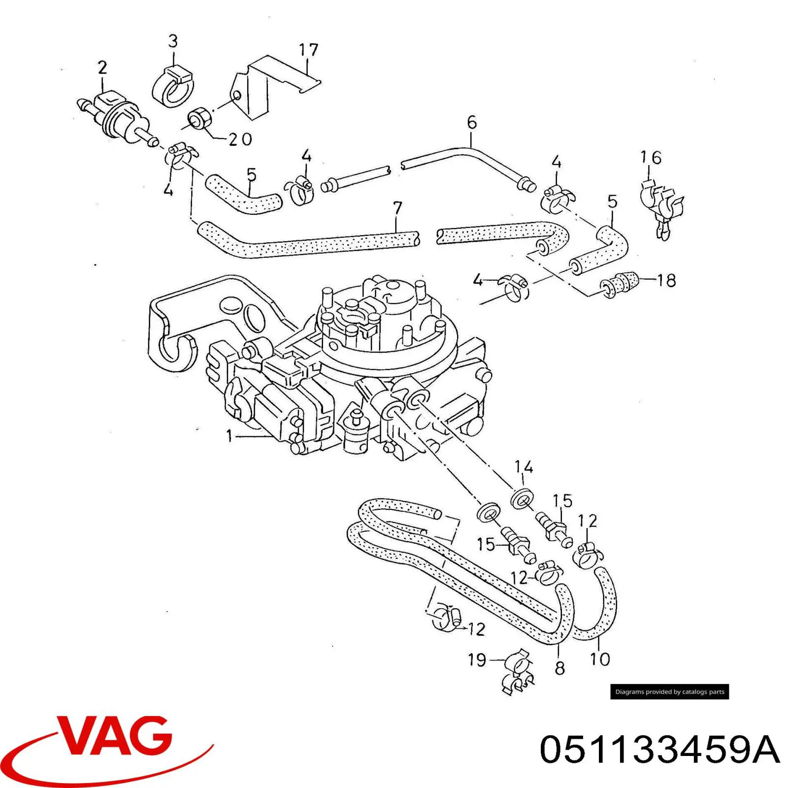 051133459A VAG Sensor, presión colector de admisión