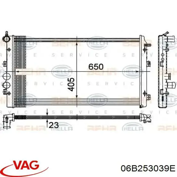 06B253039E VAG Junta colector escape