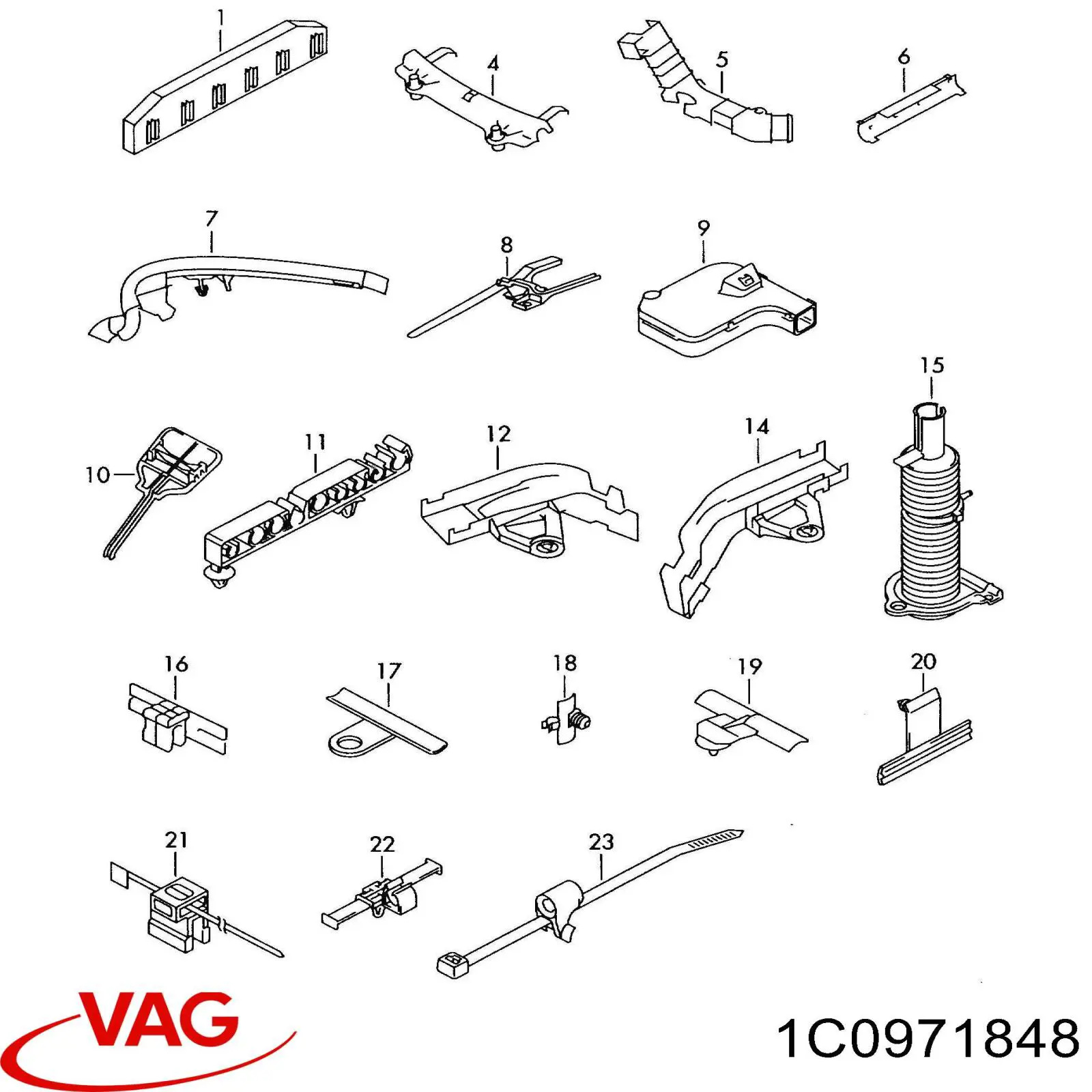 1C0971848 VAG - repuestos VAG a precio barato