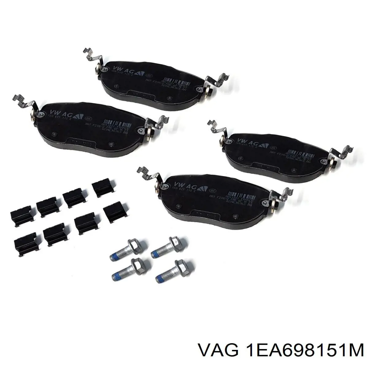 1EA698151M VAG pastillas de freno delanteras