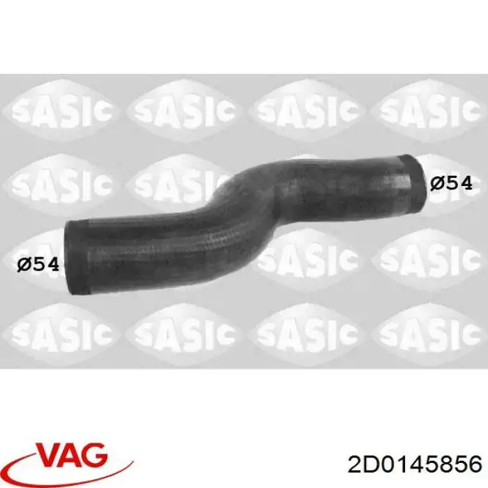 2D0145856 VAG Tubo flexible de aire de sobrealimentación izquierdo