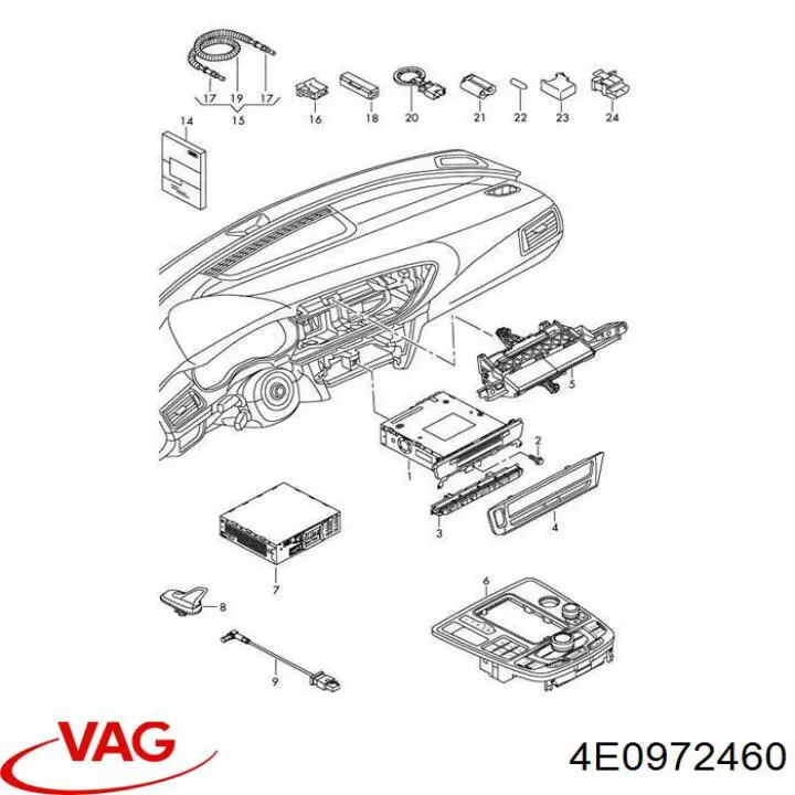 4E0972460 VAG - repuestos VAG a precio barato