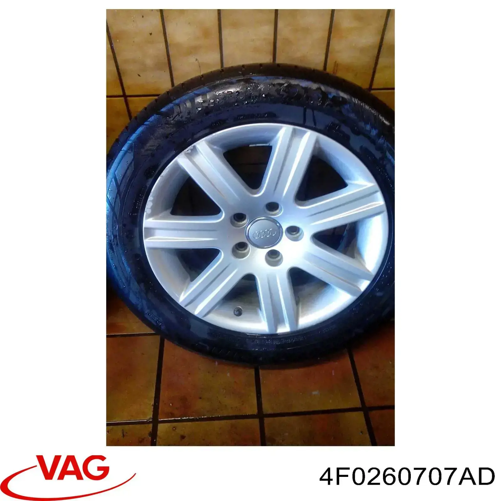 4F0260707AD VAG manguera a/c, secadora a compresor