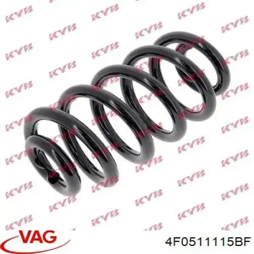 4F0511115BF VAG Muelle trasero