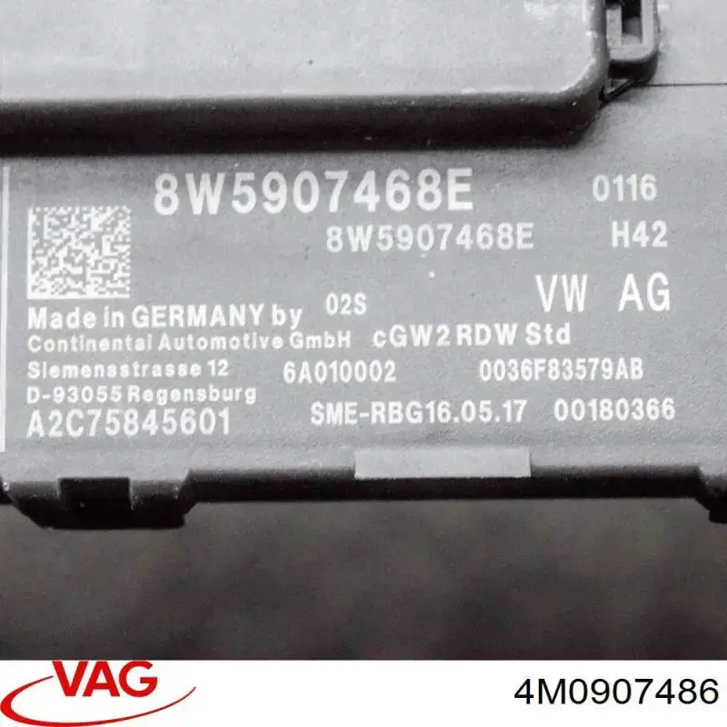 Batería VAG 4M0907486