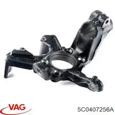 5C0407256A VAG muñón del eje, suspensión de rueda, delantero derecho