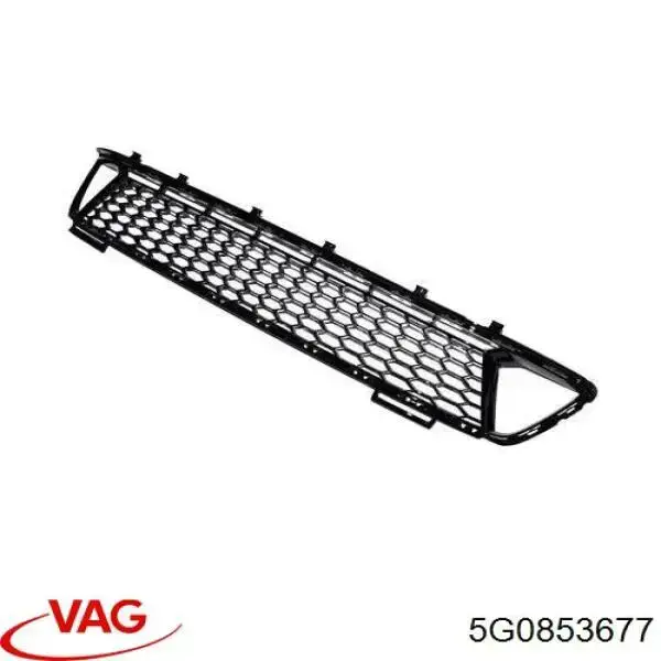 5G0853677 VAG rejilla de ventilación, parachoques trasero, central