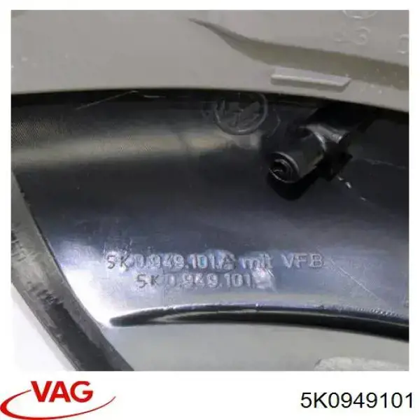 5K0949101 VAG luz intermitente de retrovisor exterior izquierdo