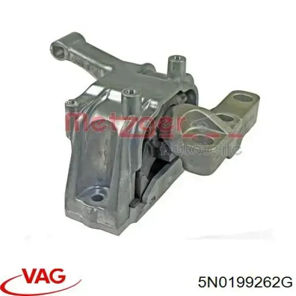 5N0199262G VAG Soporte de motor derecho