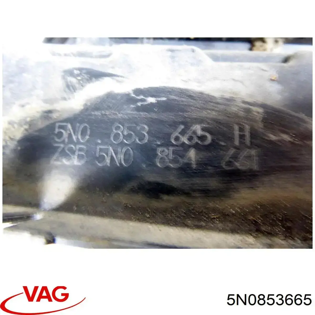5N0853665 VAG Rejilla del parachoques delantera izquierda
