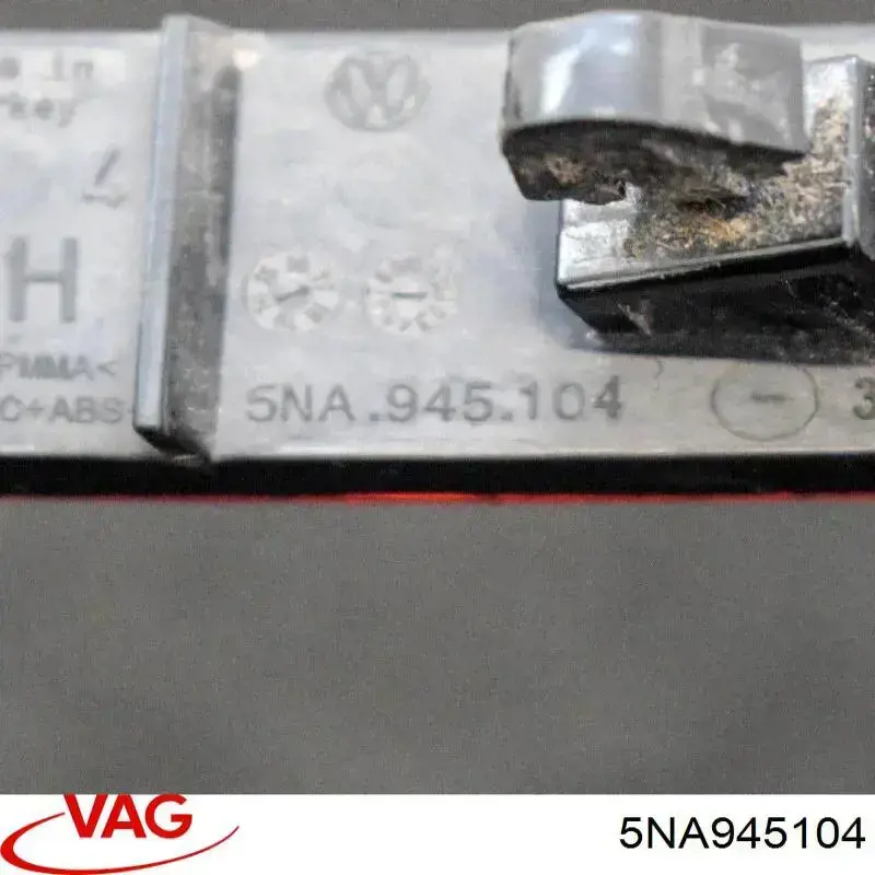 5NA945104 VAG Reflector, parachoques trasero, derecho