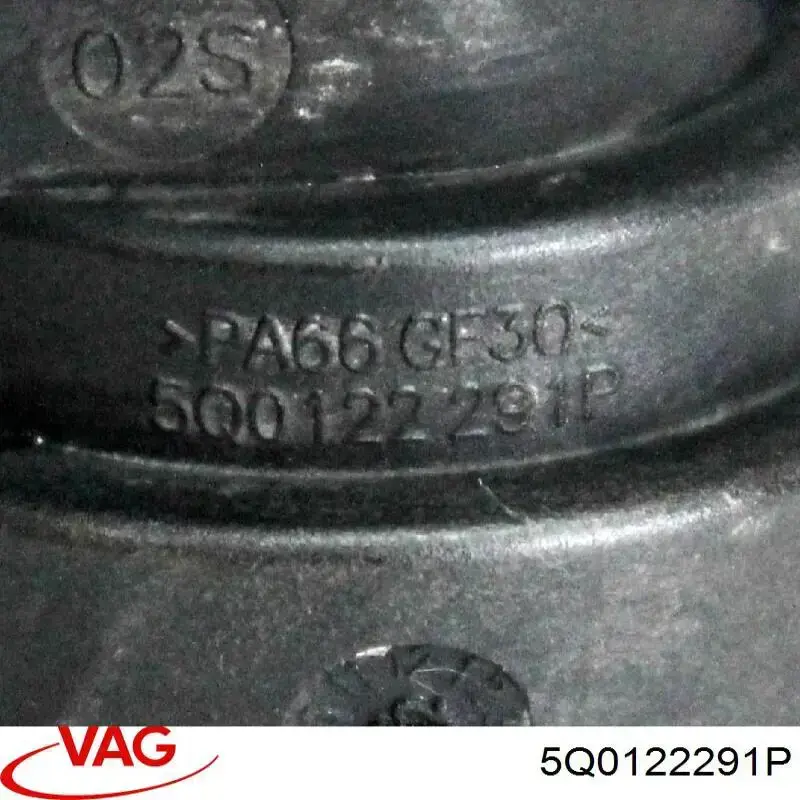 5Q0122291P VAG Brida del sistema de refrigeración (triple)