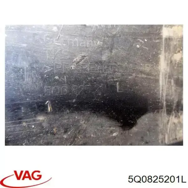 5Q0825201D VAG Revestimiento de los bajos, izquierdo