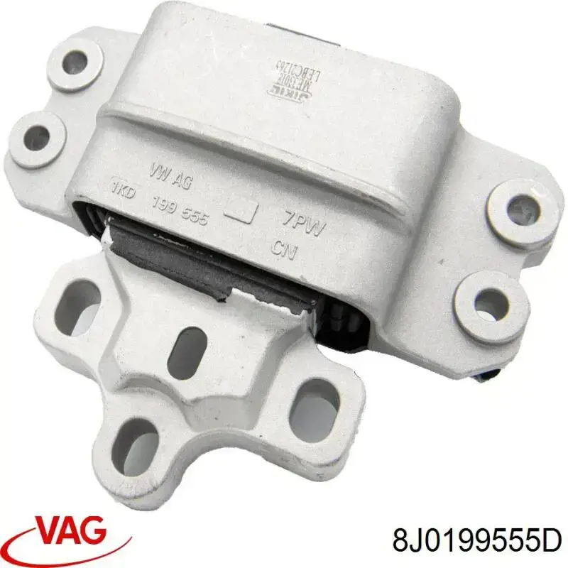 8J0199555D VAG soporte motor izquierdo