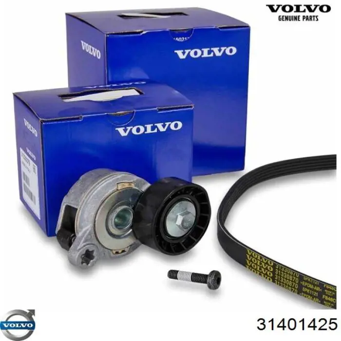 31401425 Volvo correa de transmision , juego completo