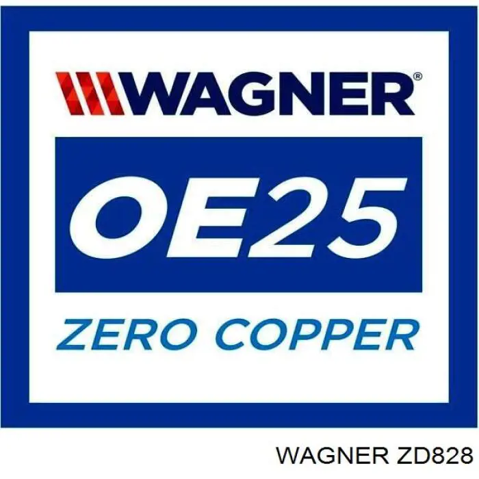 ZD828 Wagner pastillas de freno traseras