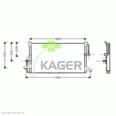 945350 Kager condensador aire acondicionado comprar barato