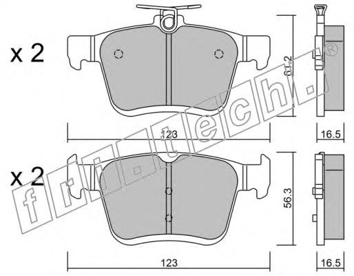 5QD698451A VAG pastillas de frenos traseras