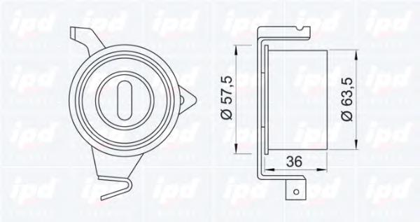 140189 IPD tensor correa distribución