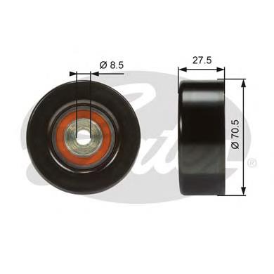 T38372 Gates polea tensora, correa poli v comprar barato